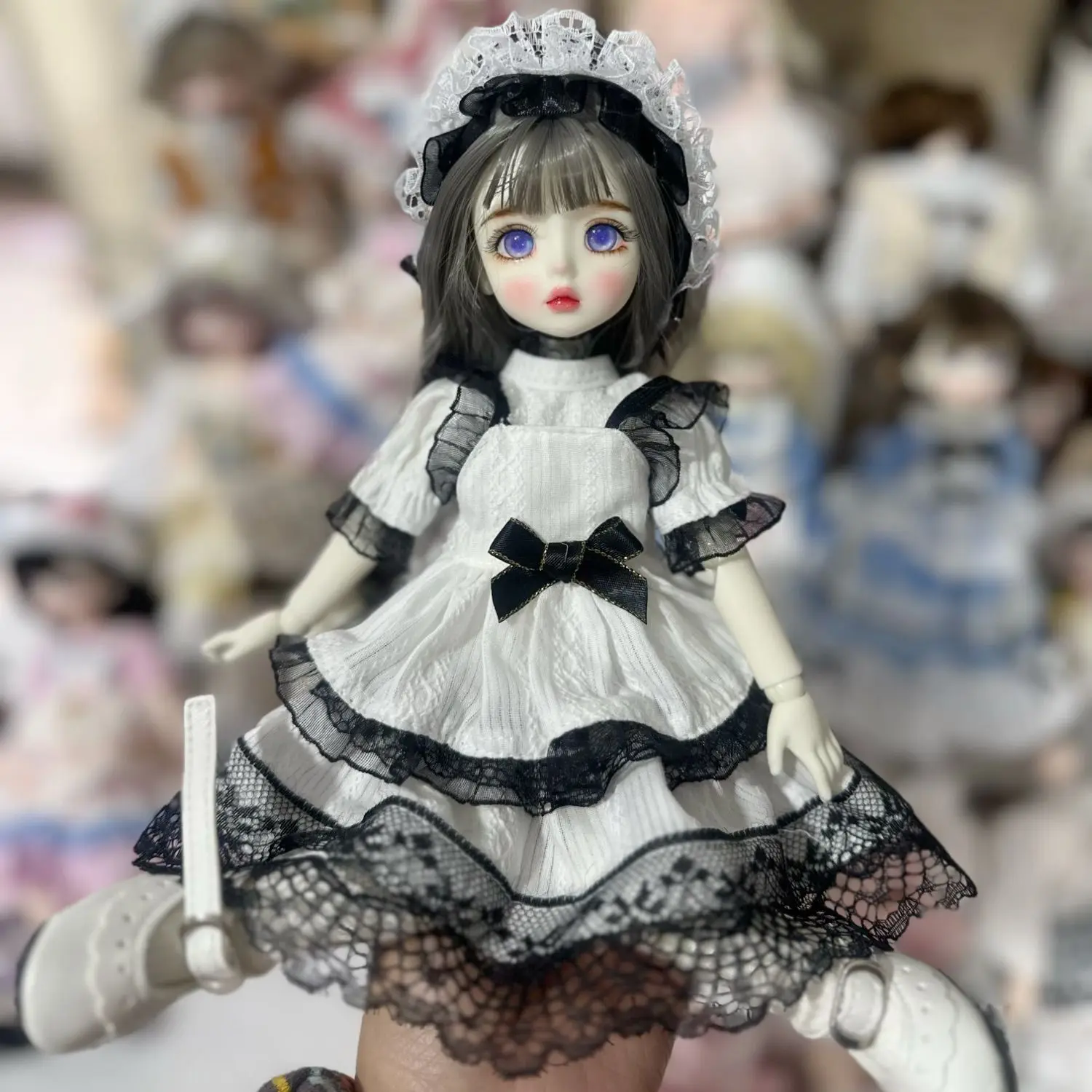 Kawaii Handmade 1/6 30cm Mini Bjd Doll Cute Make Up Movable Joint Dolls ...