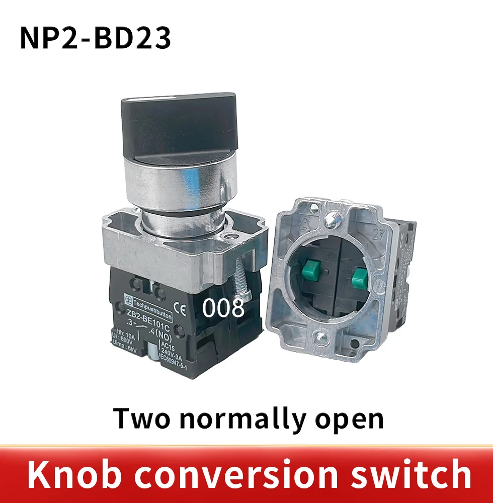 1PCS-XB2-rotary-switch-XB2-BD21-25-33-normally-open-2nd-gear-3rd-gear ...
