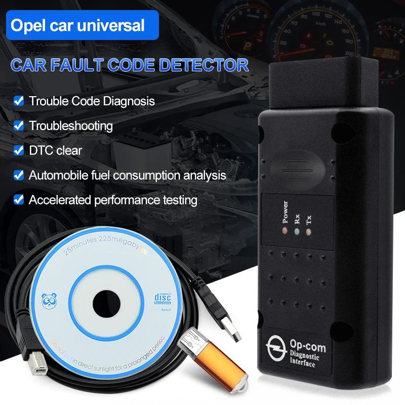 Opcom V2021 Latest Firmware Version Pic18f458 Opel Diagnostic Scanner ...