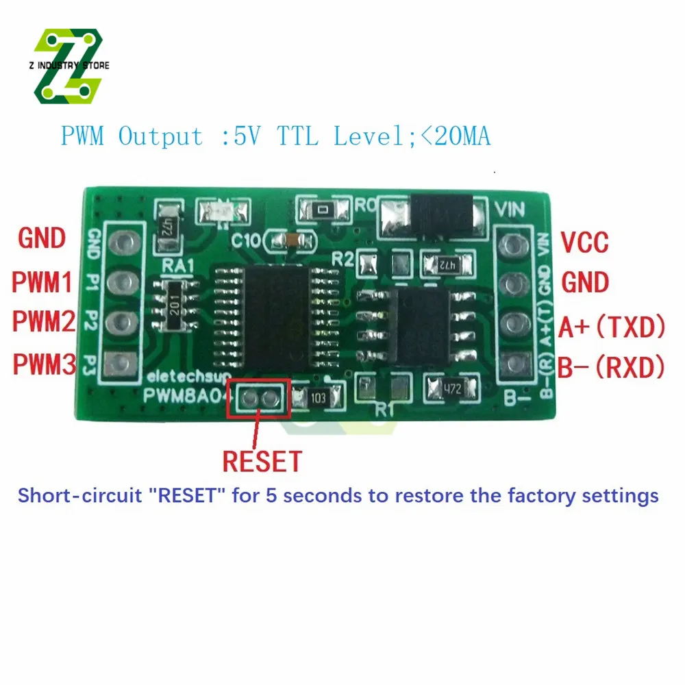3Ch-PWM-Square-Wave-Pulse-Generator-1Hz-20kHz-Duty-Cycle-Frequency-Adjustable-TTL232-RS485 ...