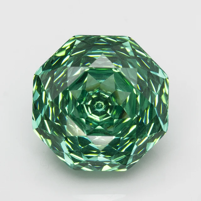 Octogan Shape Blue Green Fade