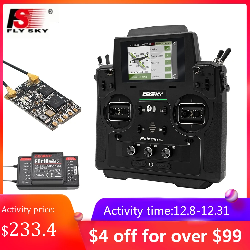 Original-Flysky-Paladin-PL18-2-4G-18CH-Radio-Transmitter-with-FS-FTr10 ...