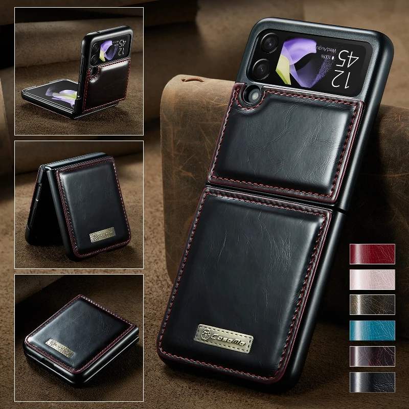 Luxury-Slim-Solid-Color-Gloss-Retro-Leather-Flip-Cover-For-Samsung ...