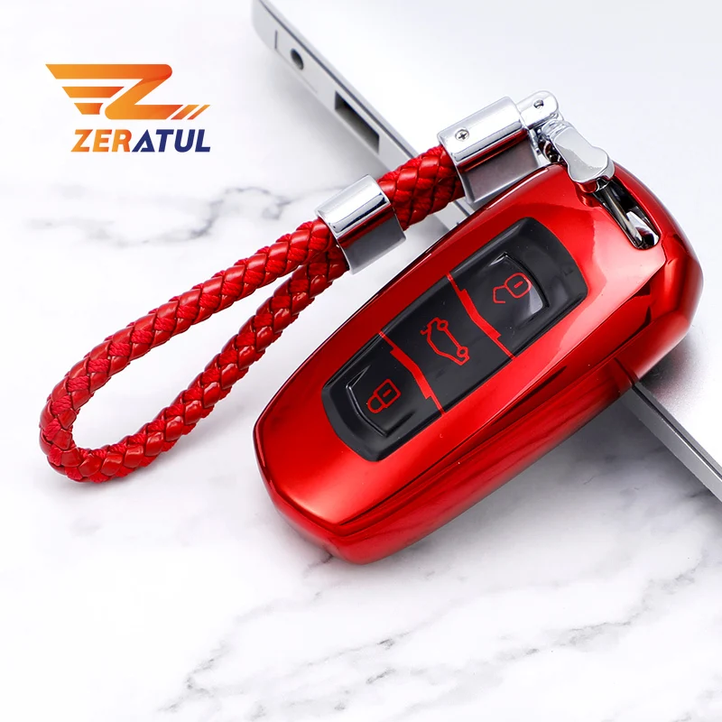 Car Smart 3button Key Cover Case Bag Shell Fob Holder Auto Keychain For ...