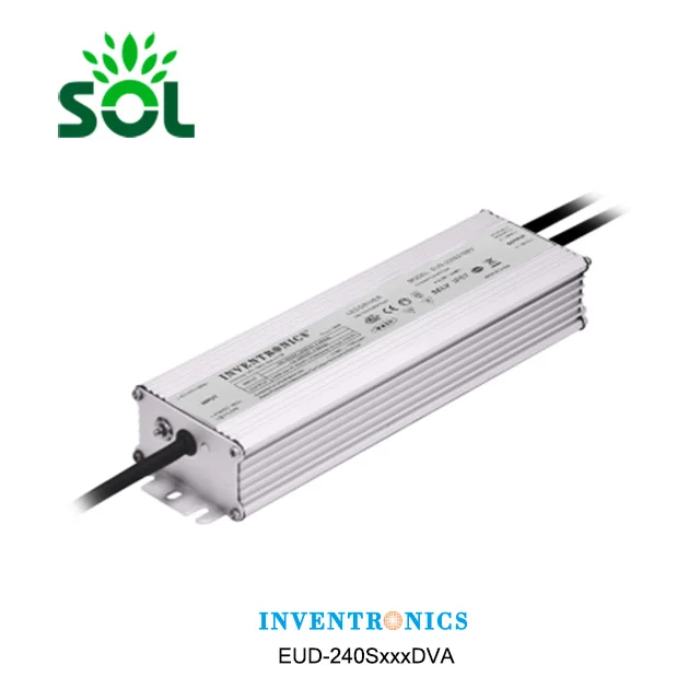 Inventronics EUD Series 240W Programmable 0 10V IP67 Led Driver ...