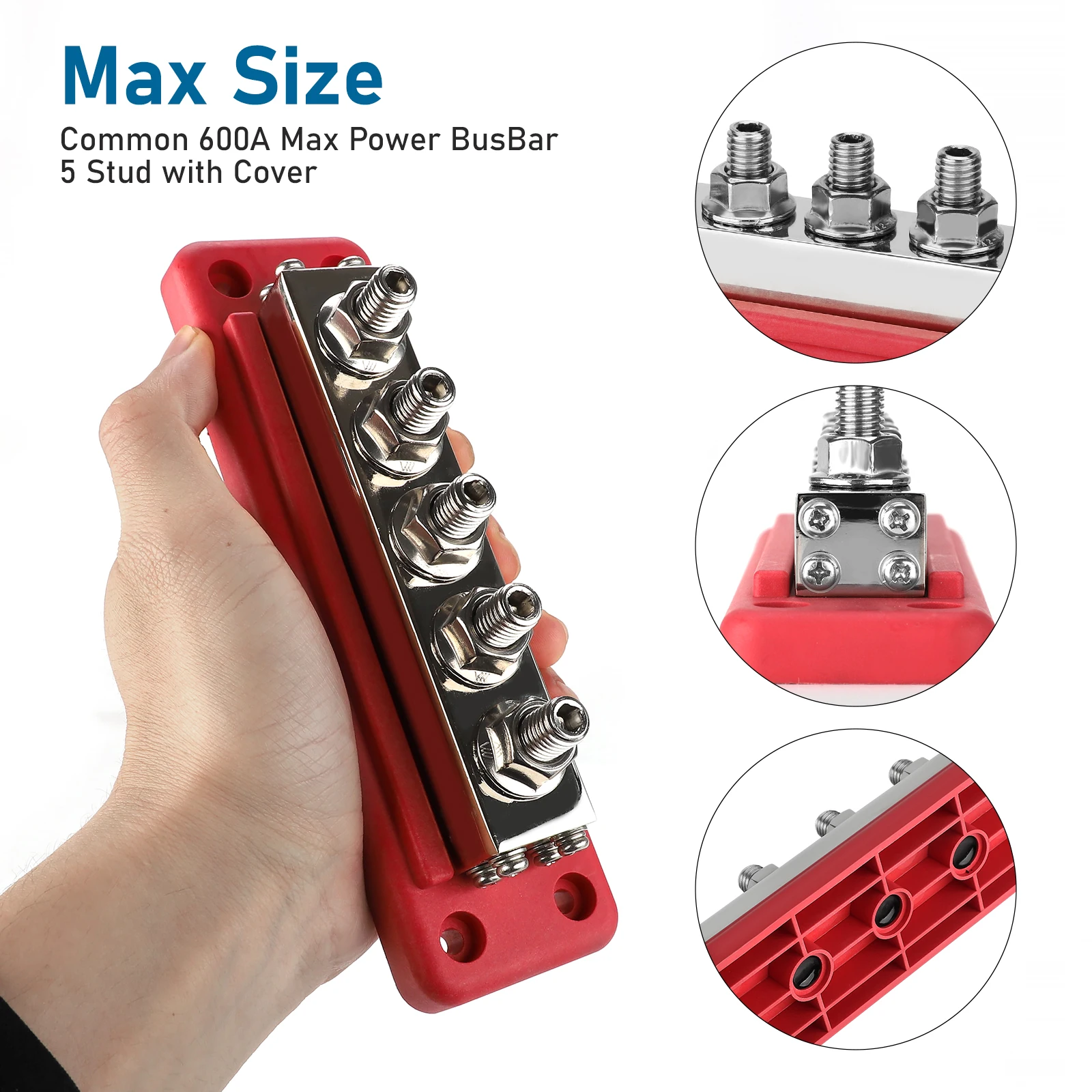 Buss Bar 12v 12V Bus Bar Distribution Block CROSSDESIGN 4 Post Power ...
