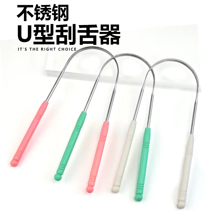 Outlous-Mad-1-St-ck-Edelstahl-Zungen-schaber-Mund-Zungen-reiniger-B ...