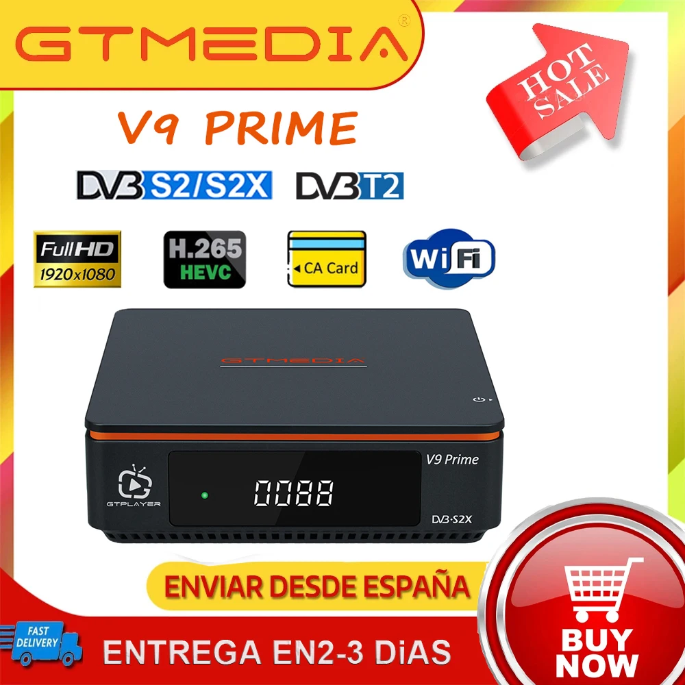 GTmedia receptor de satélite V9 Prime DVB S2, actualización por Gtmedia ...