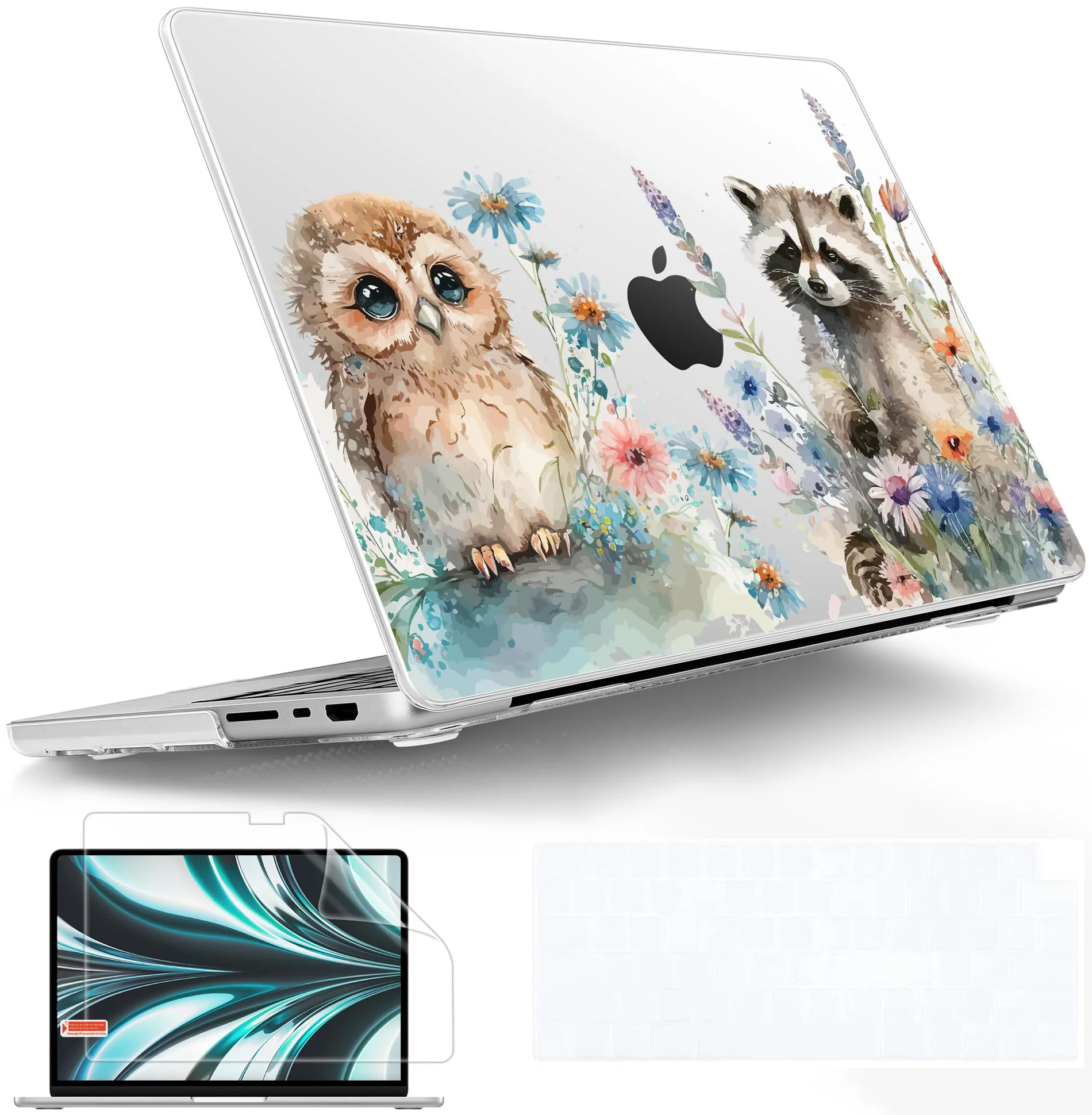 Laptop Case For Macbook Air 13 15 M2 A2681 A2337 Touch Bar ID Pro 14 ...