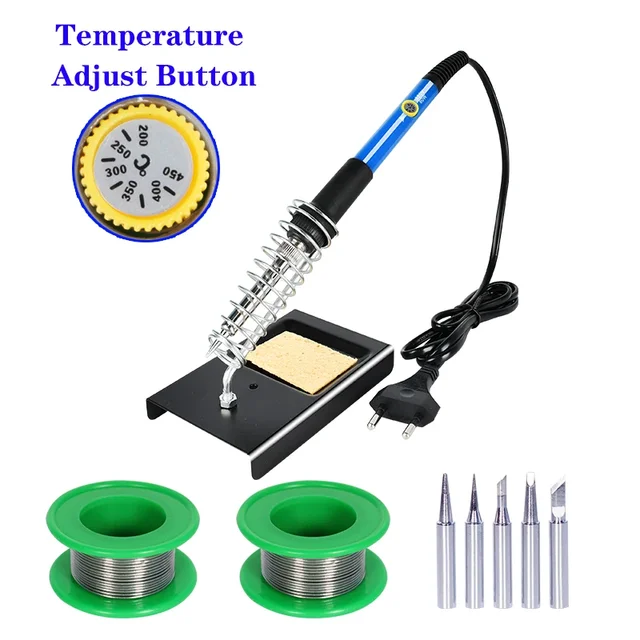 Soldering iron with Digital multimeter kit Adjustable Temperature Auto ...