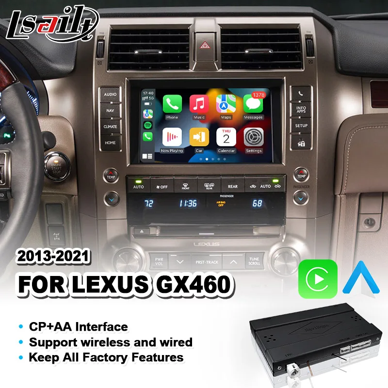 Lsailt-Wireless-CP-AA-OEM-Integration-Video-Interface-for-Lexus-GX460 ...
