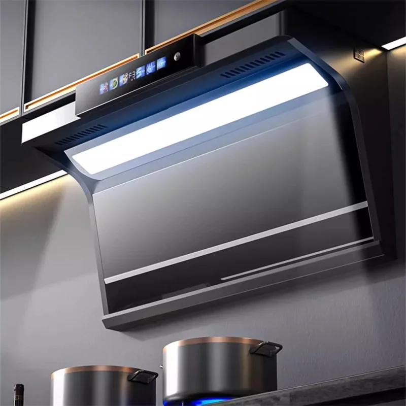 Rental Apartment Kitchen Range Hood Large Suction Range Hood Top Side ...