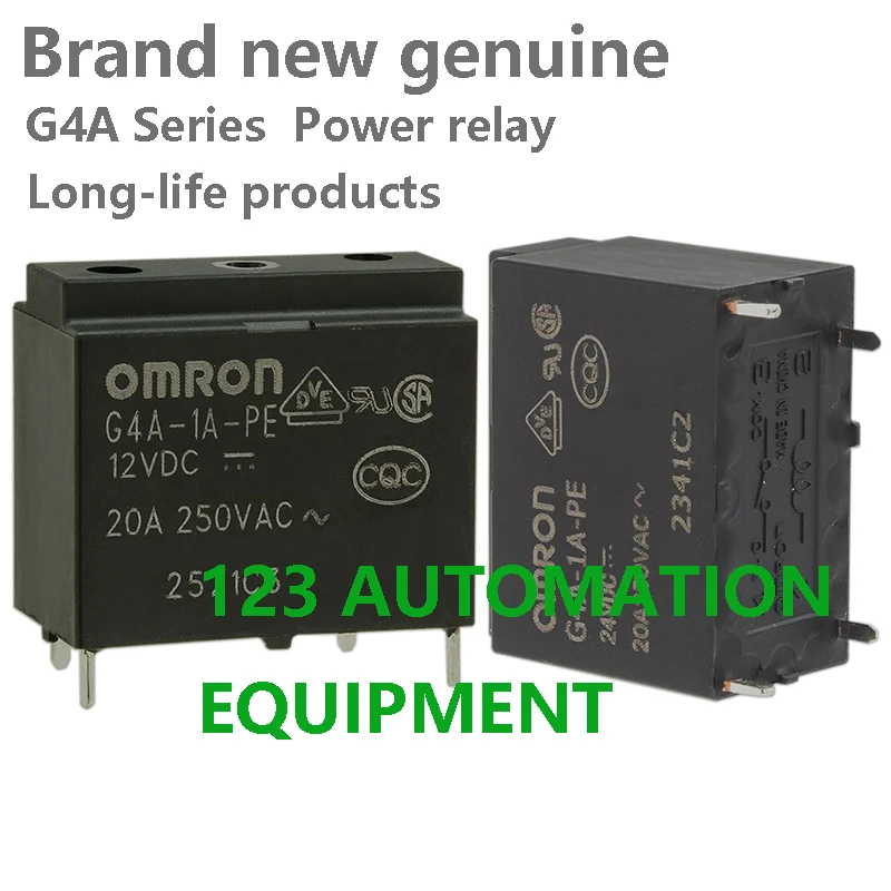 10PCS Authentic New Omron G4A-1A-PE Miniature Power Relay 12VDC 24VDC ...