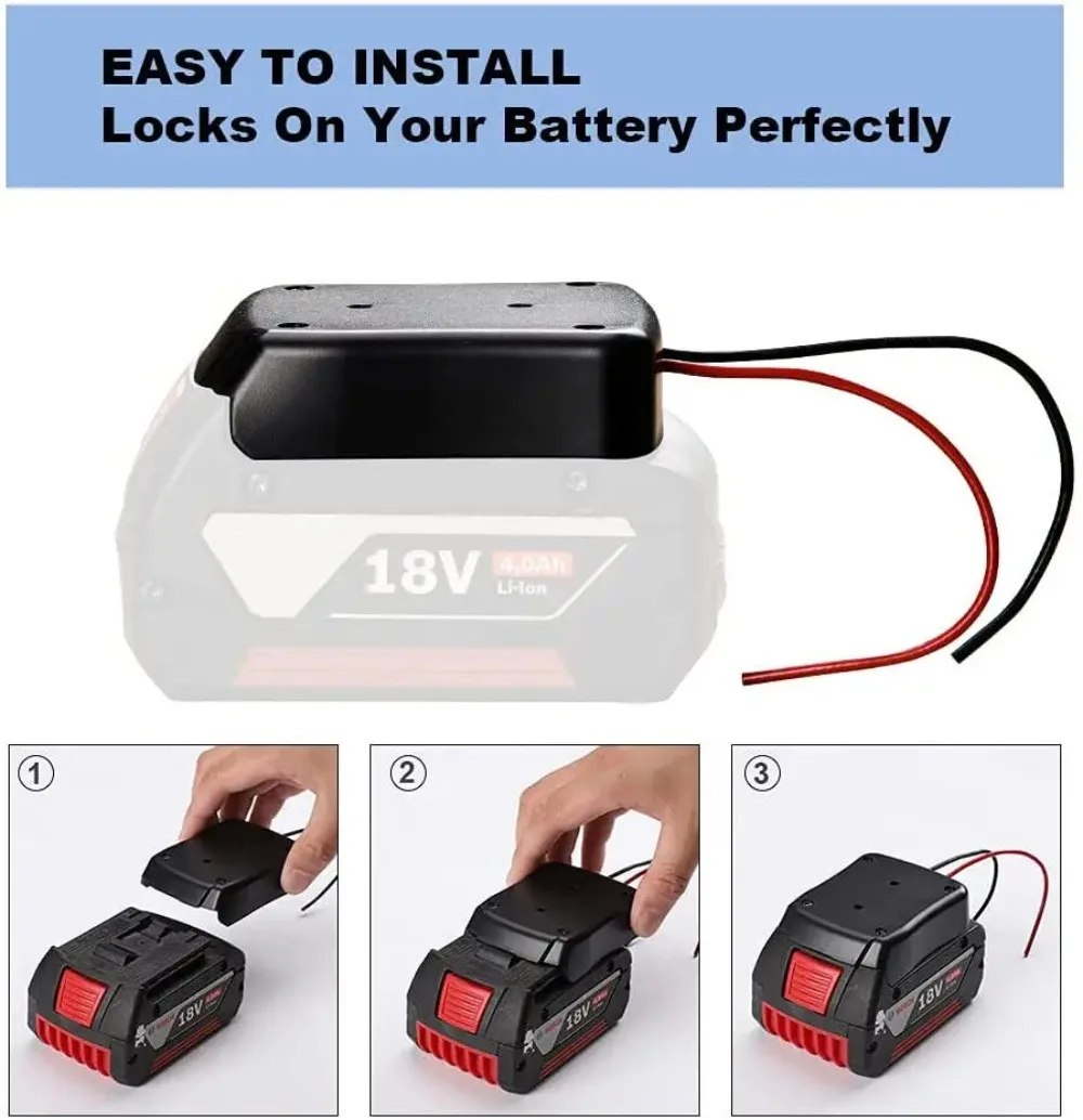 Power-Wheels-Adaptador-de-bricolaje-para-bater-a-de-iones-de-litio ...