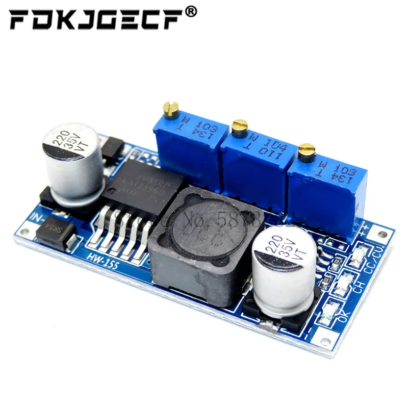 10PCS-LM2596-LED-Driver-DC-DC-Step-down-Adjustable-CC-CV-Power-Supply ...