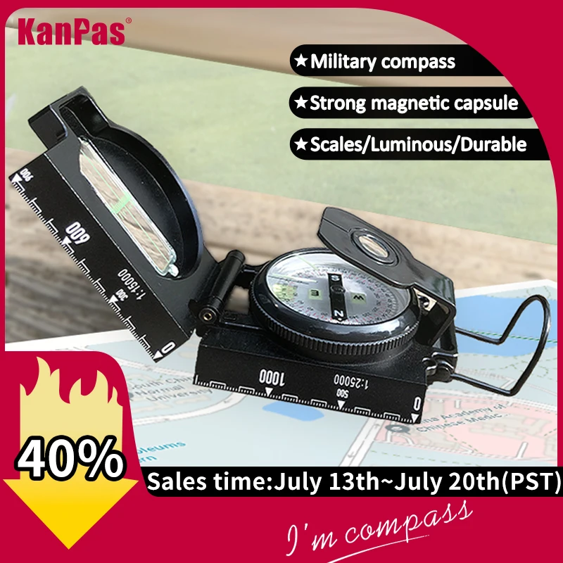 Kanpas-Military-compass-sighting-Lensatic-compass-Inclinometer ...