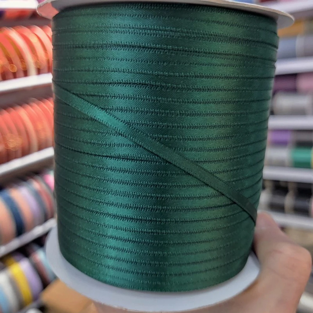 500-Yards-Roll-3mm-Double-Face-High-Density-Polyester-Satin-Ribbons-Tag ...