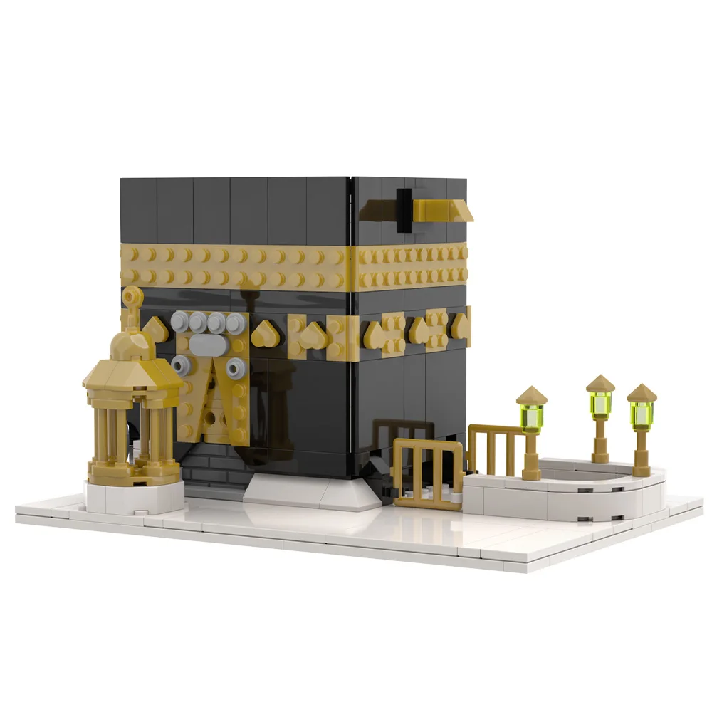 MOC Islam Kaaba Building Block Model Islam Religion Kaaba Street View ...