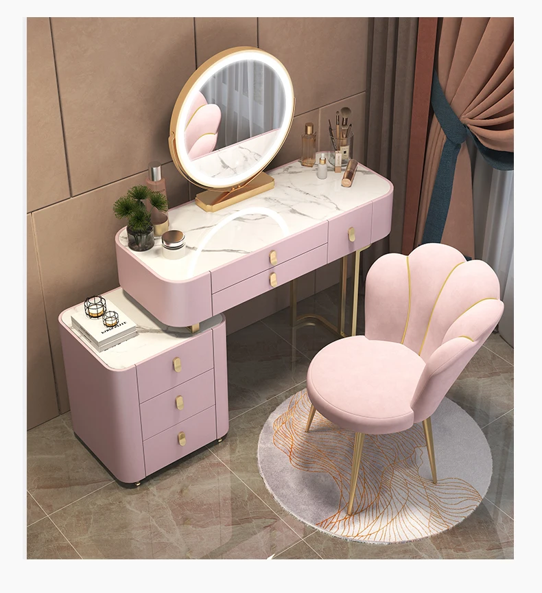 Pink Petal Chair Girls Bedroom Study Nail Salon Clothing Store Balcony ...