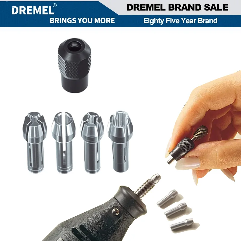 Dremel 4485 Collet Chuck Sleeves Grip Capacity Range 0.8mm-3.2mm ...