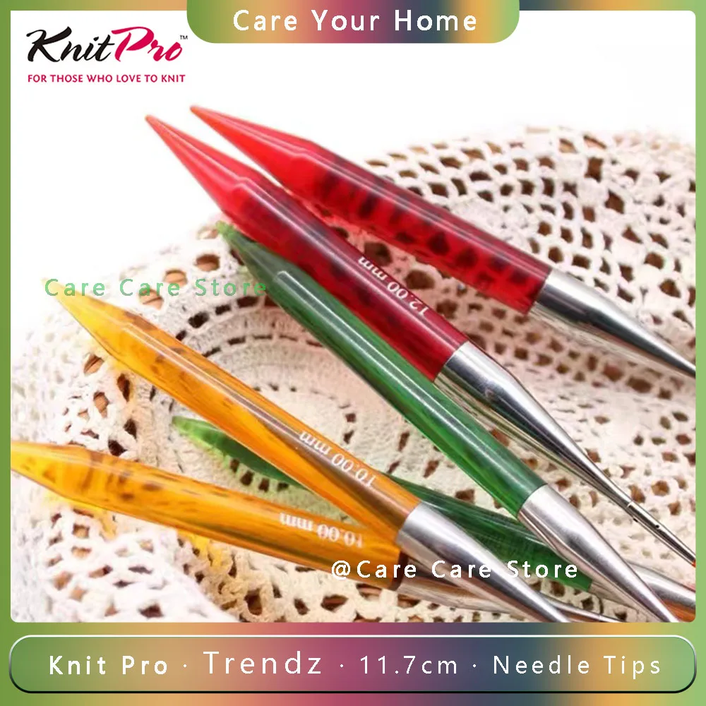 1 Pair Knitpro 11.7cm Trendz Acrylic Interchangeable Circular Knitting Needles Knitting ...