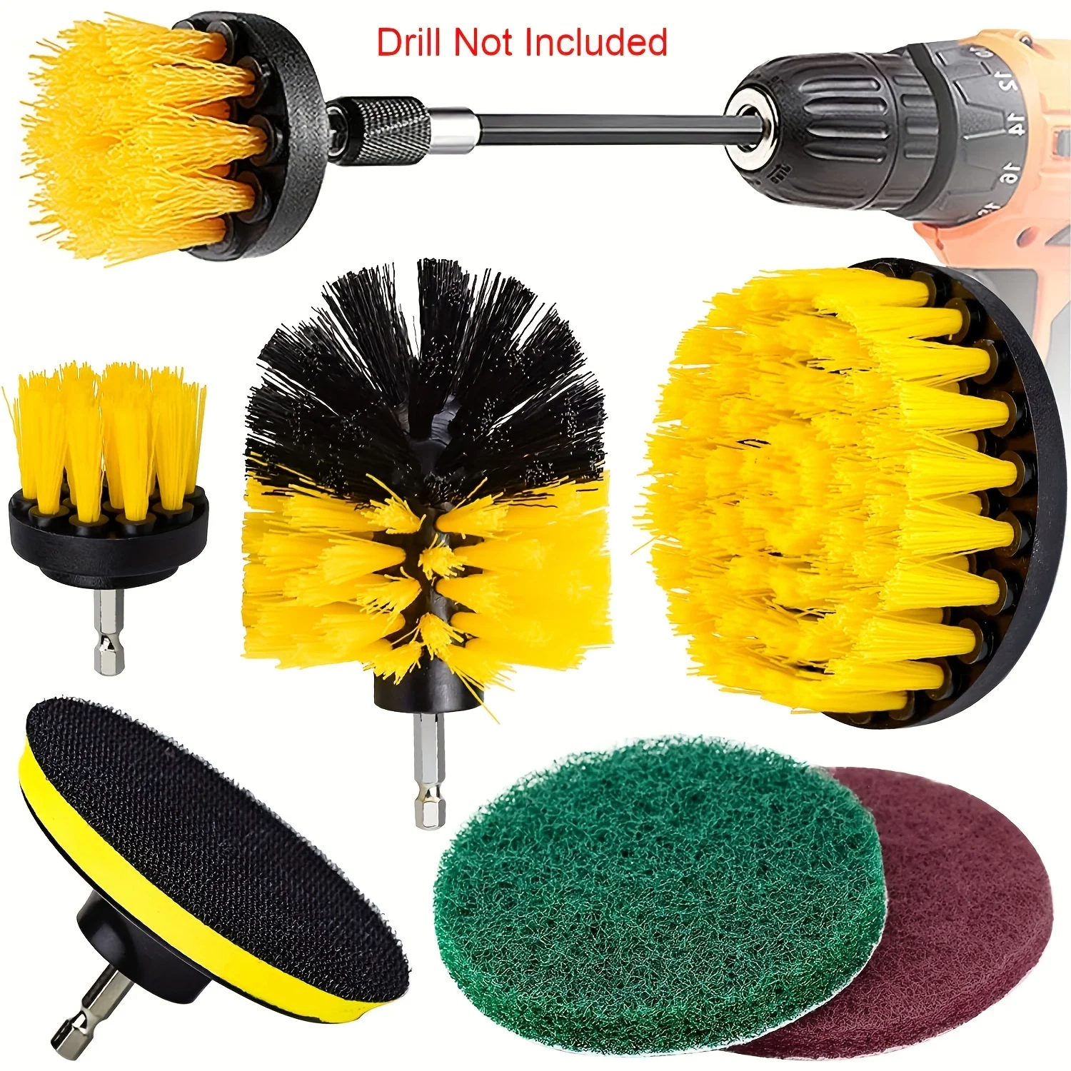 3-6-piece-drill-brush-set-cleaning-brush-tool-cleaning-universal-drill ...