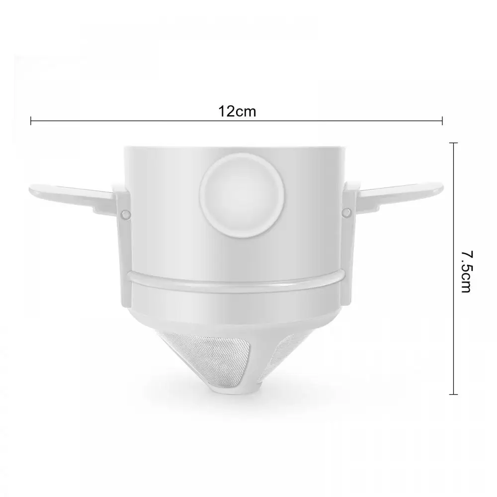 BOUILLOIRE ELECTRIQUE,White--Filtre À Café Portable Pliable En Acier ...