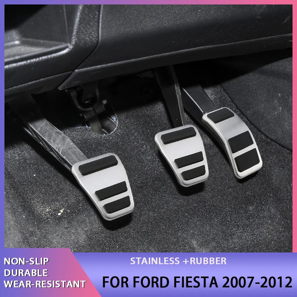 Car-Brake-Pedal-Accelerator-Gas-Footrest-Pedals-Pad-Cover-Fit-for-Ford ...
