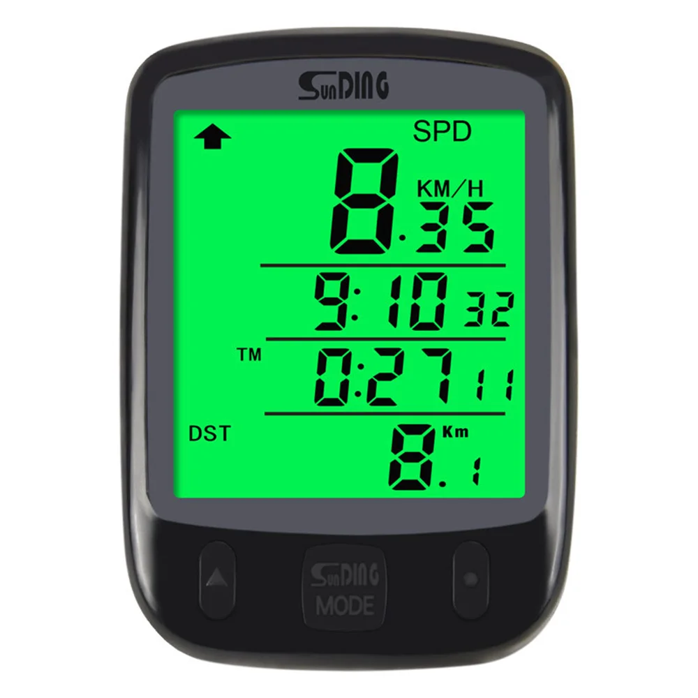 Bicycle-Speedometer-Wireless-Wired-Odometer-Bicycle-Luminous-Watch ...