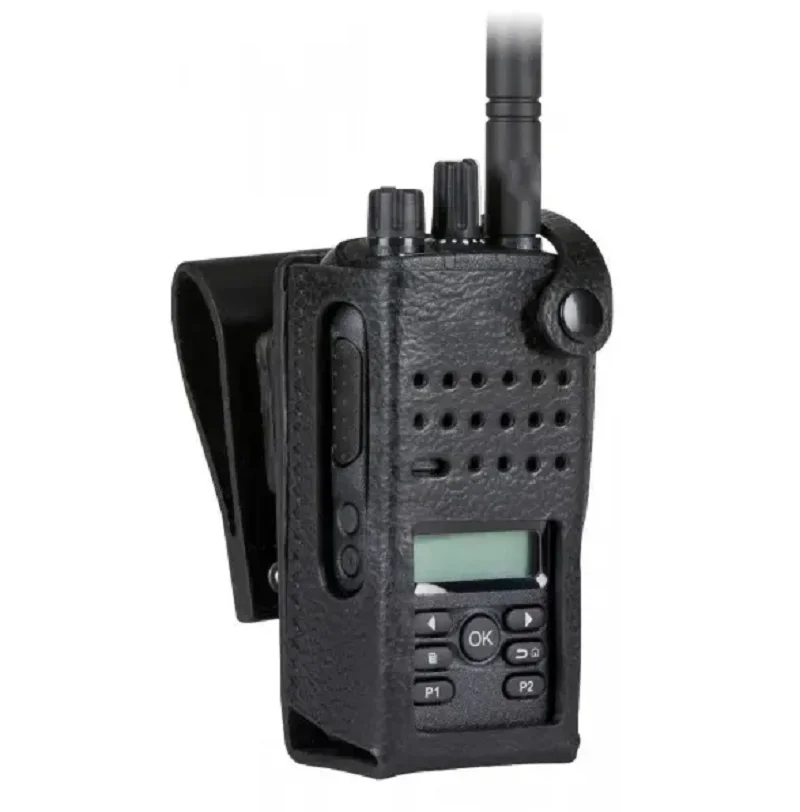PMLN5867 Leather Carry Case with Swivel Belt Loop for Motorola DP2600e ...