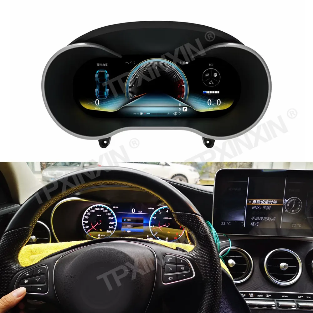 Digital-Cluster-Virtual-Cockpit-For-Mercedes-Benz-C-W205-GLC-X205-2015 ...