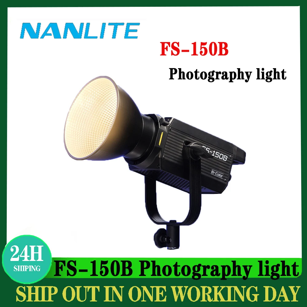 Nanlite-FS-150B-Bi-Color-Fill-Light-2700-6500K-Support-Remote-Control ...