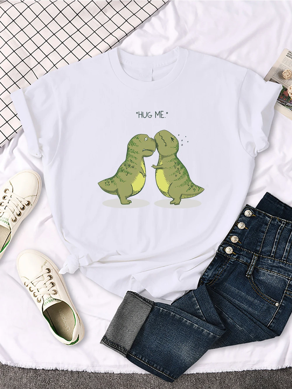 Hug-Me-Printing-Women-T-Shirt-Street-Fashion-Personality-Tshirt-Summer ...