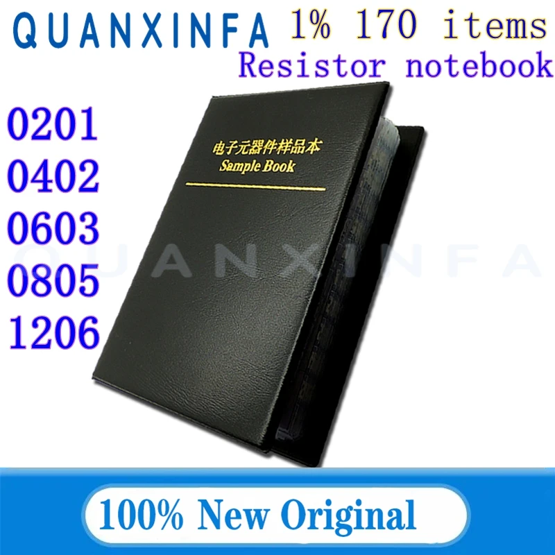4250PCS-8500PCS-170-value-0201-0402-0603-0805-1206-Resistor-sample-book ...