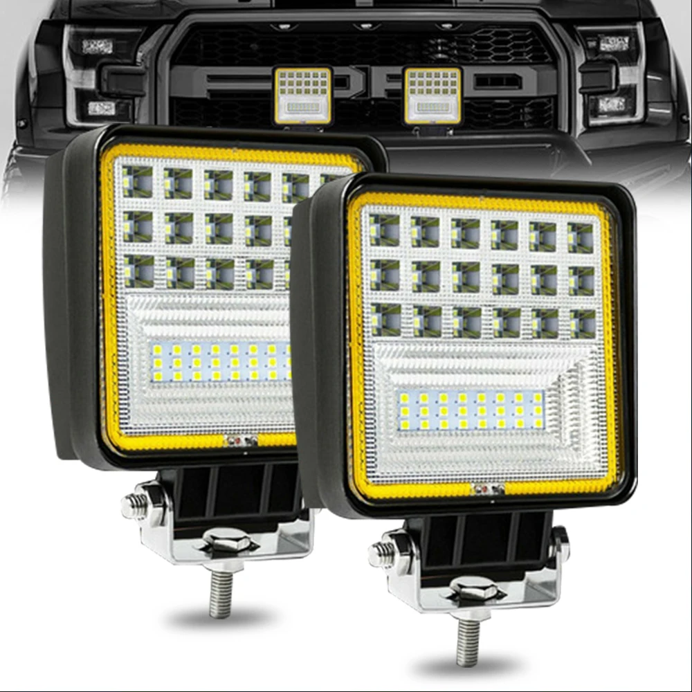 LupuAuto For Truck SUV 4WD 4x4 Boat ATV Jeep Tractor Fog Light 126W 42 ...