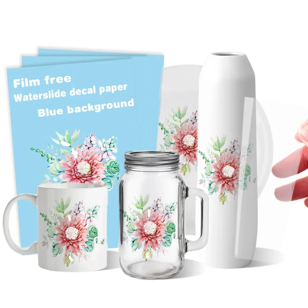 New-A3-Size-Blue-Waterslide-Decal-Paper-Transparent-for-Inkjet-Printer ...