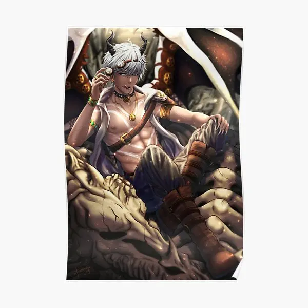 Mammon-Obey-Me-Poster-Picture-Mural-Print-Decoration-Room-Wall-Art-Home-Painting-Modern-Funny ...