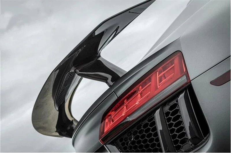 REAL FORGE CARBON FIBER SPOILER For Audi R8 V8 V10 GT 2017 2018 2019 ...