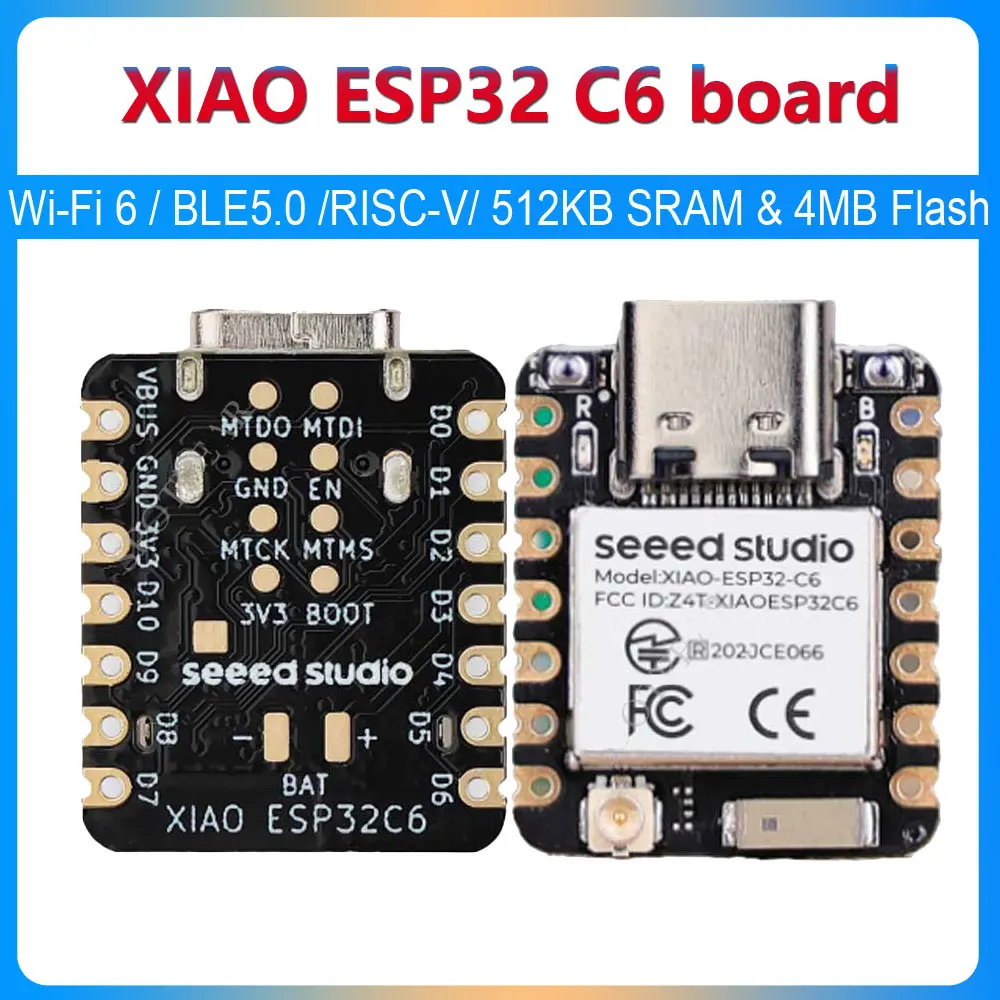 XIAO-ESP32-C6-Tiny-SuperMini-development-board-Wi-Fi6-BTLE5-0-32-bit ...