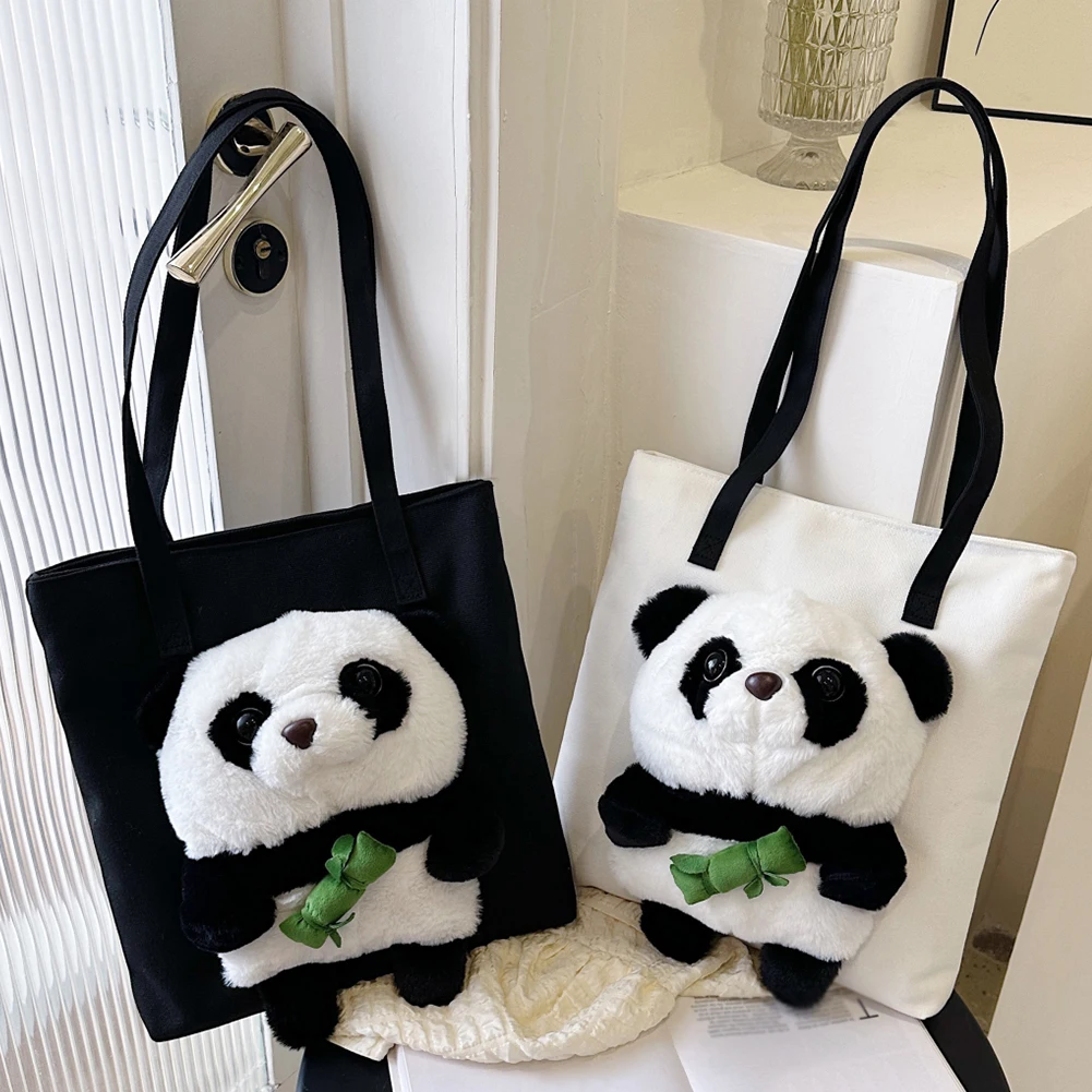 2023-Ladies-New-Panda-Holding-Bamboo-Tote-Handbag-Creative-Travel-Cute ...