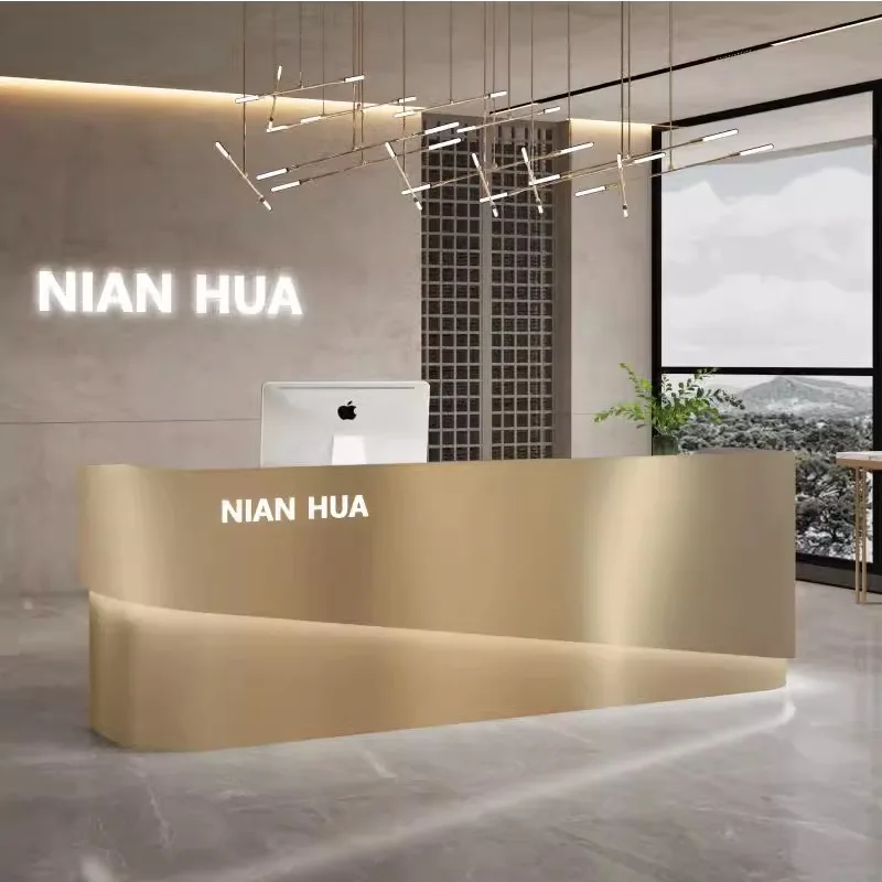 Luxury-Modern-Reception-Desks-Bar-Counter-Podium-Information-Console ...