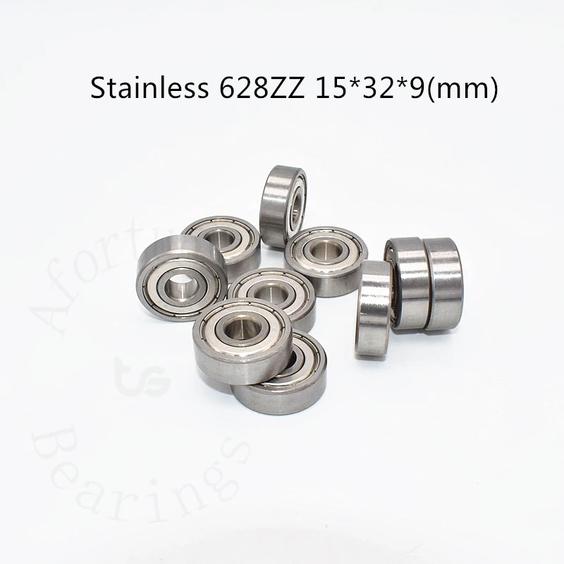 Stainless-steel-bearing-S628ZZ-628ZZ-10-Pieces-15-32-9-mm-antirust ...