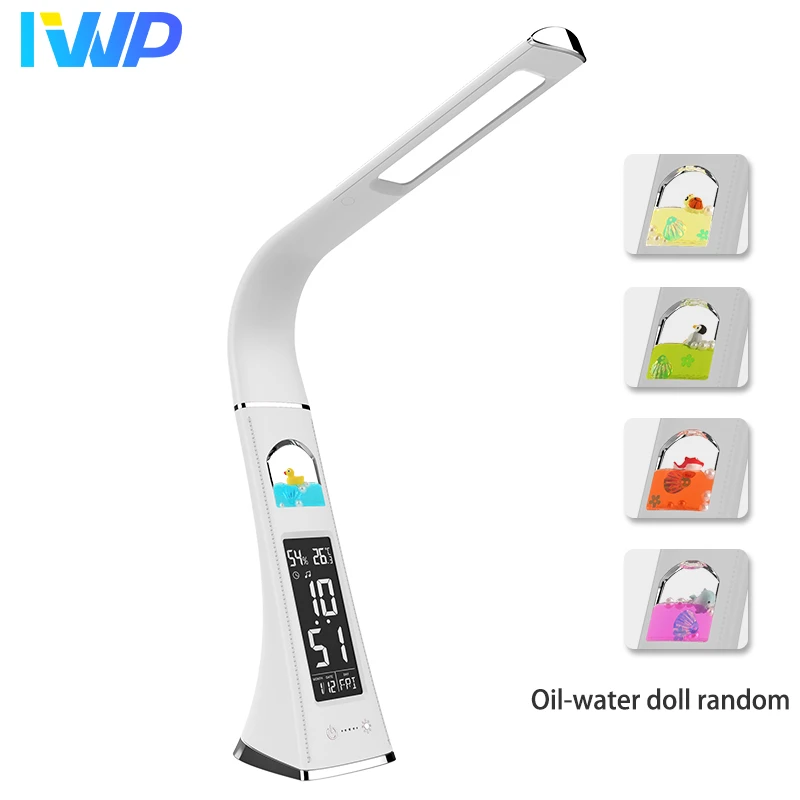 Table Lamp Alarm Clock Calendars | Led Lighting Desk Table Clocks - Led ...