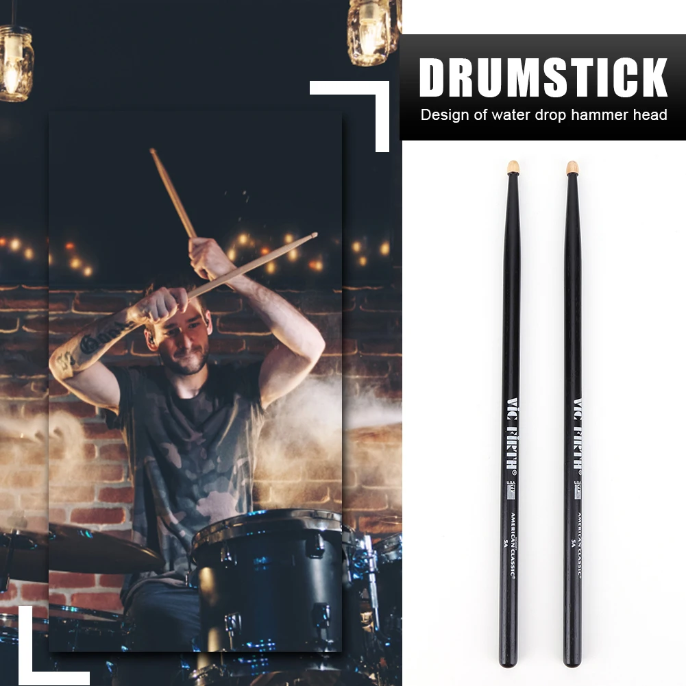 Drum-Sticks-Rockout-Class-Jazz-Musical-Instrument-5A-7A-Drumsticks-Tear-Drop-Tip-Wood-Tip ...