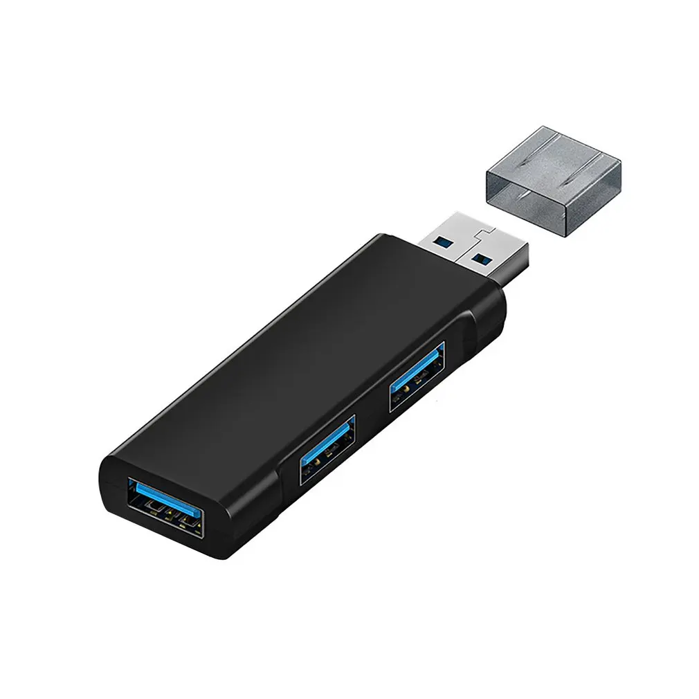 New USB Hub 3 Ports Rotatable Mini USB 3.0 Splitter Adapter Hub PC ...