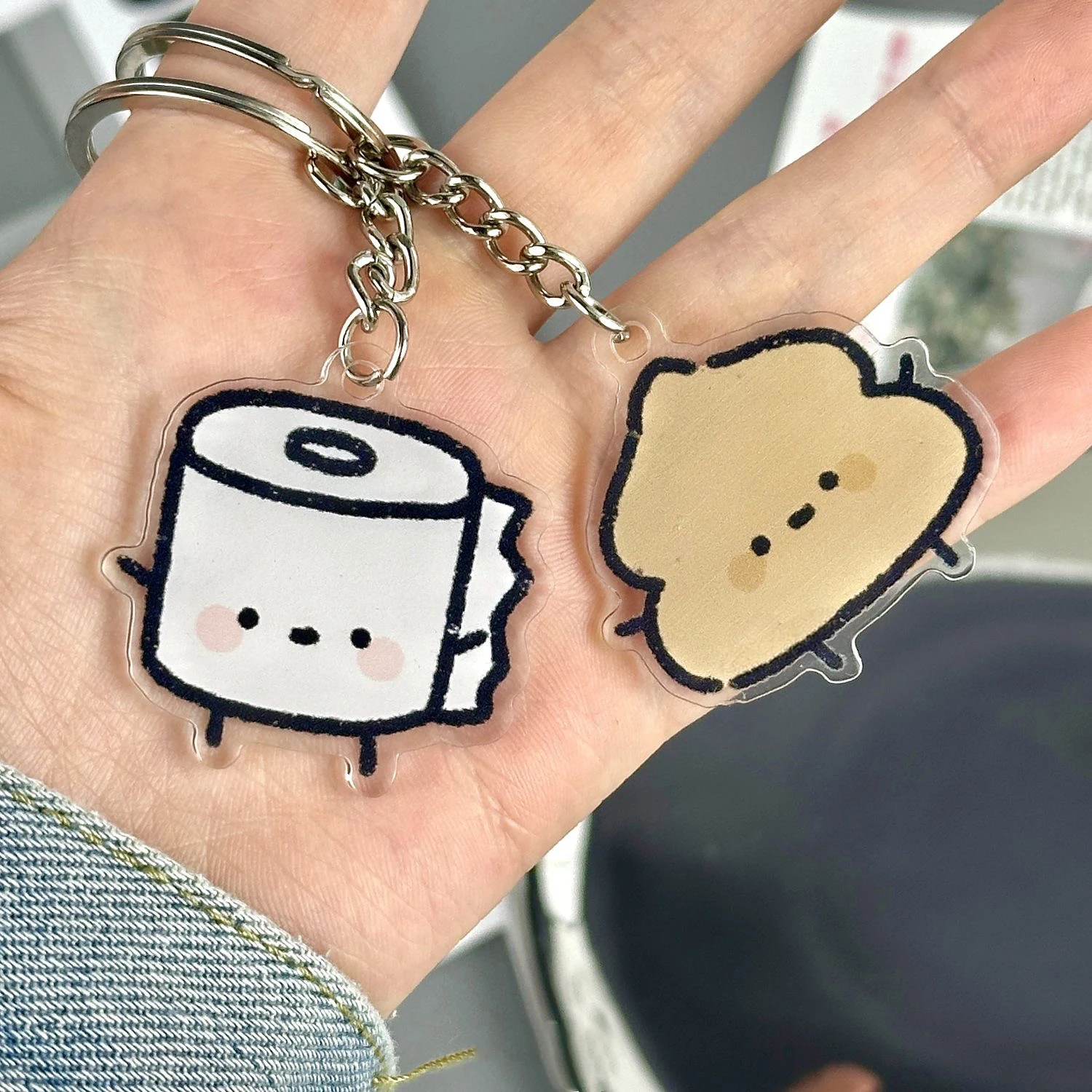 Cute-Key-Holder-Keychains-Couple-Keychain-Hanger-For-Couples-Share ...