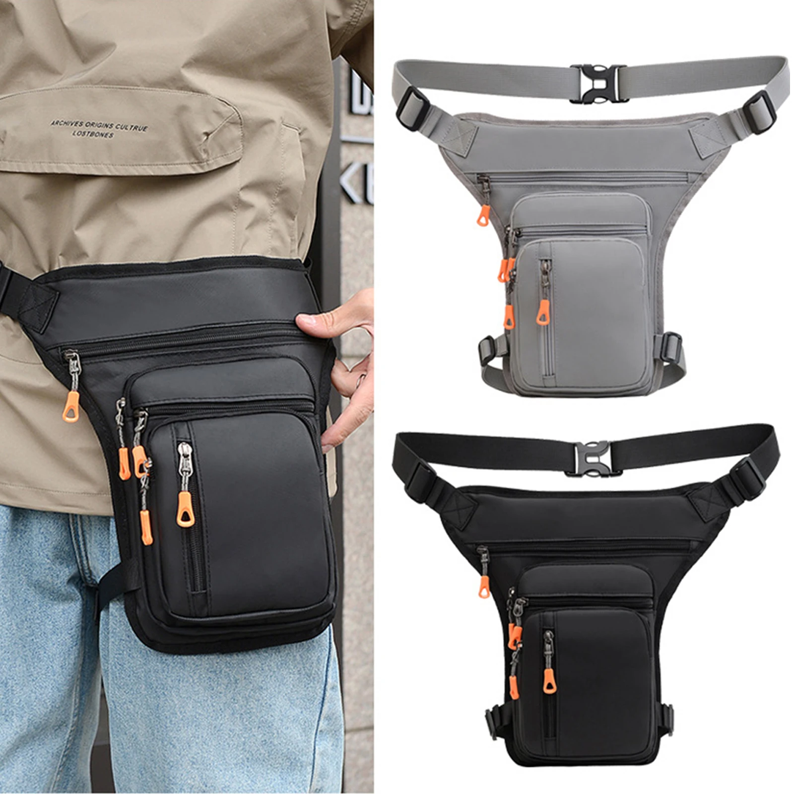 Motorcycle-Drop-Leg-Side-Bag-Diagonal-Belt-Bags-Outdoor-Casual-Waist ...