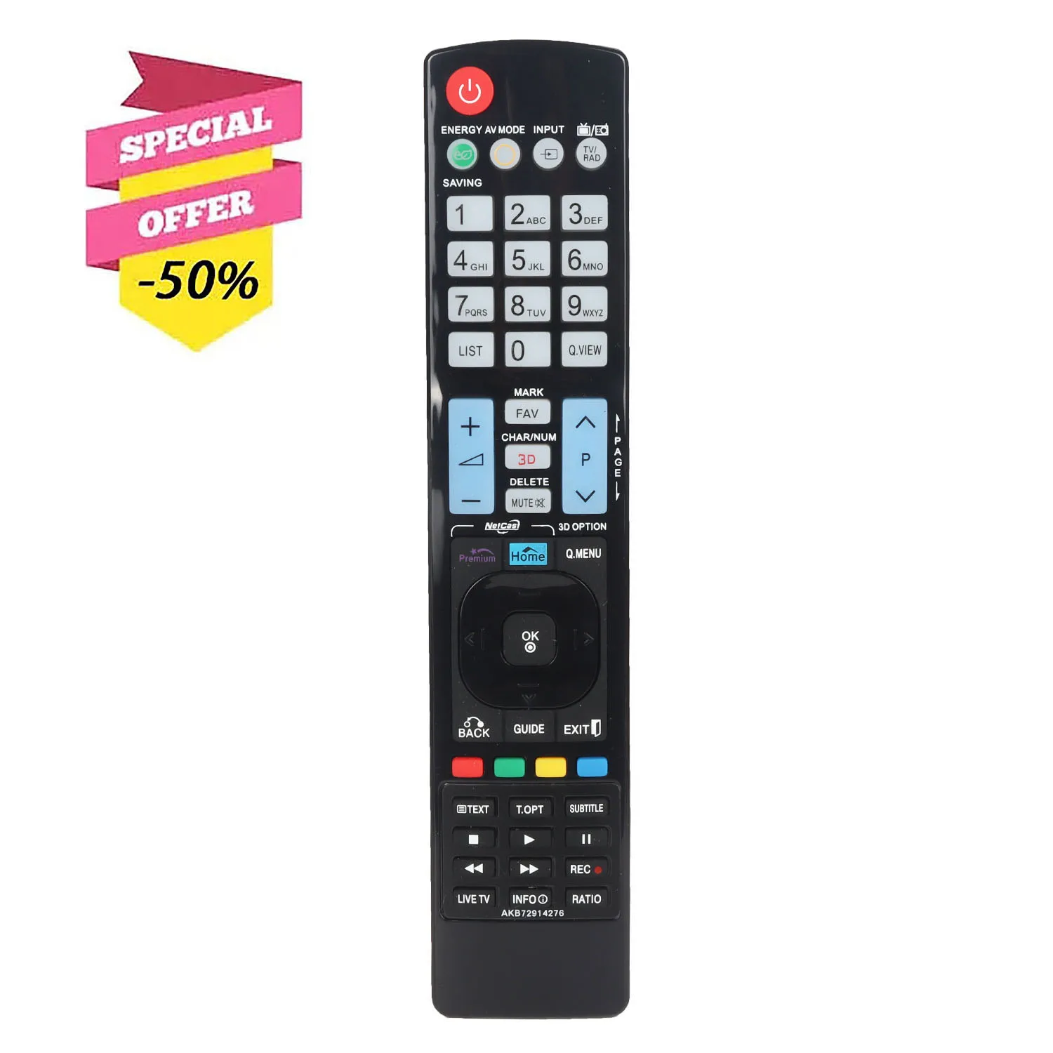 AKB72914276-mando-a-distancia-Universal-Compatible-con-LG-Smart-TV-42LW5700-47LW5700-55LW5700 ...