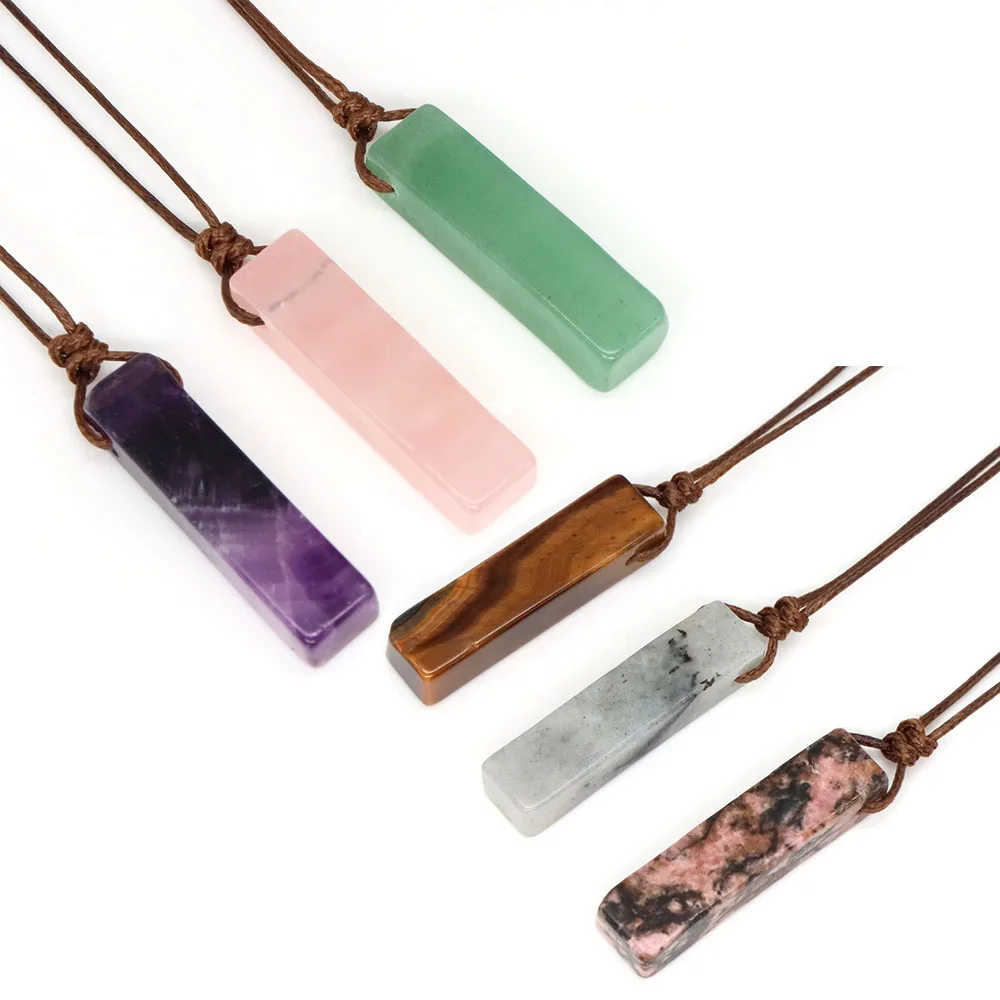 Crystal-Slice-Pendants-Natural-Stone-Healing-Gems-Quartz-Irregular ...