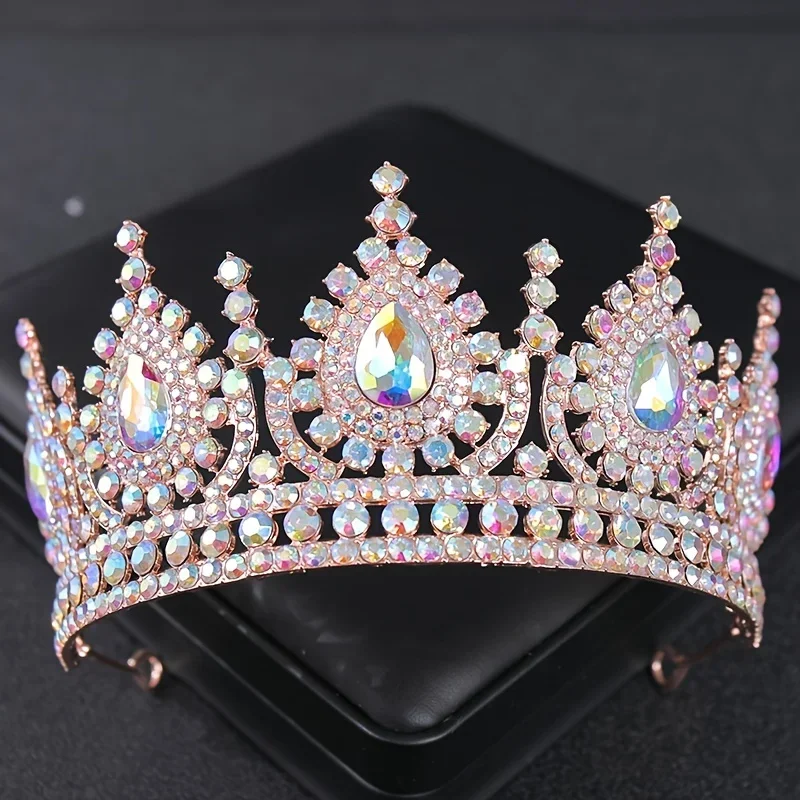 Luxury Crystal Tiaras And Crowns For Women Bride Rhinestone Prom ...